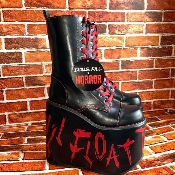 Dolls Kill | Shoes | Dolls Kill Xwb Horror Platform Boots Youll Float ...